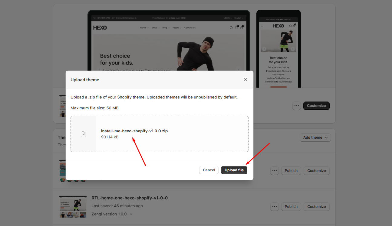 Hexo - Sportswear Shopify Theme 2.0